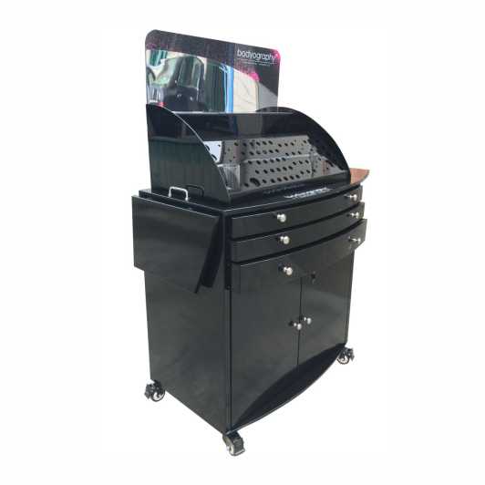 Bodyography cosmetic display racks – Xminus Display – Custom ...